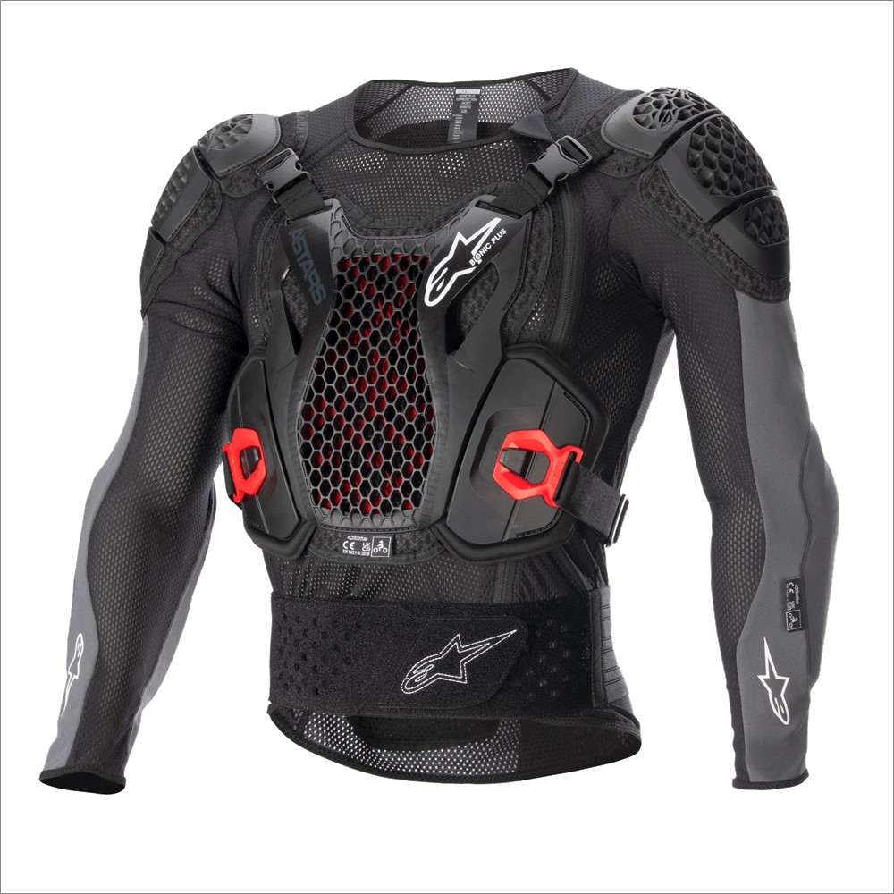 Jacheta de protectie BIONIC TECH V3 PROTECTION JACKET - BLACK WHITE RED ...